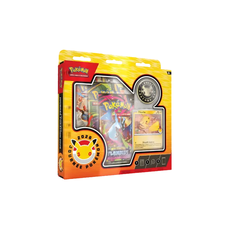 Coffret 30 Ans Pikachu 2026 – Pokémon Day TCG | NK