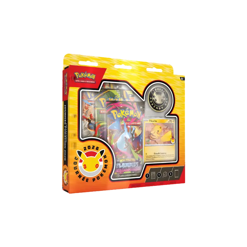 Coffret 30 Ans Pikachu 2026 – Pokémon Day TCG | NK